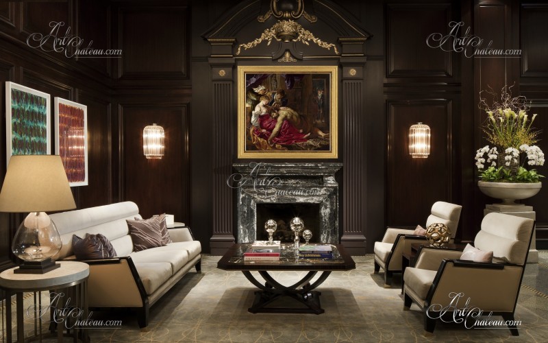 Samson and Delilah after Peter Paul Rubens