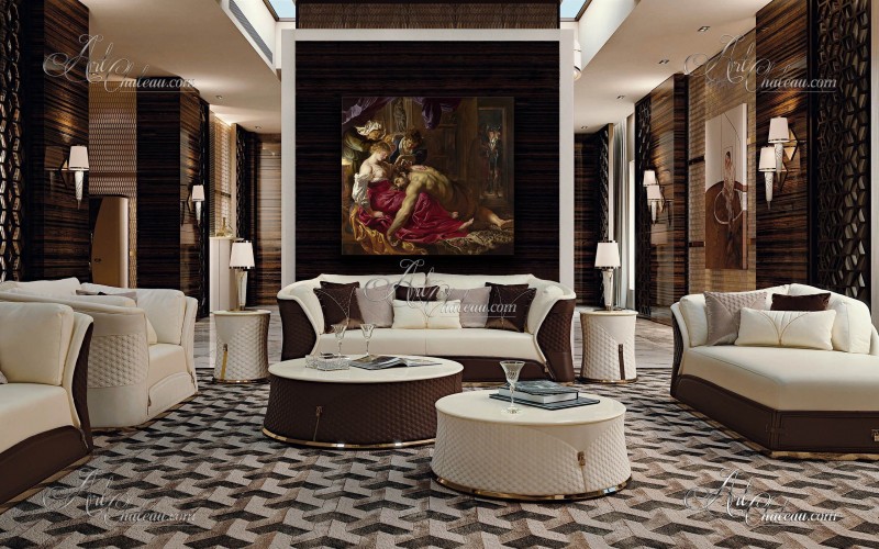 Samson and Delilah after Peter Paul Rubens