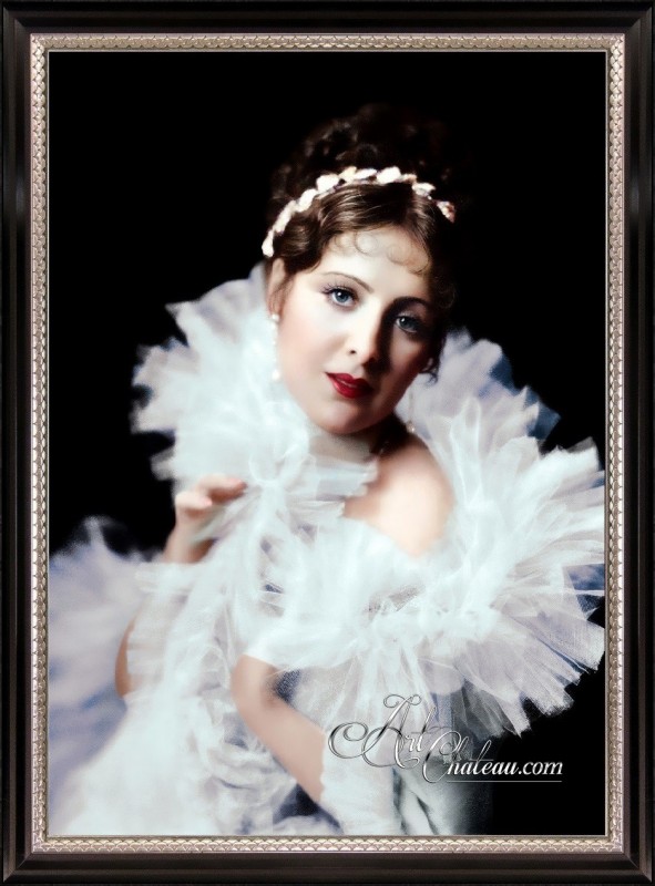Ziegfeld Follies Girl, Billie Dove, Colorized, Limited Edition (12/50)